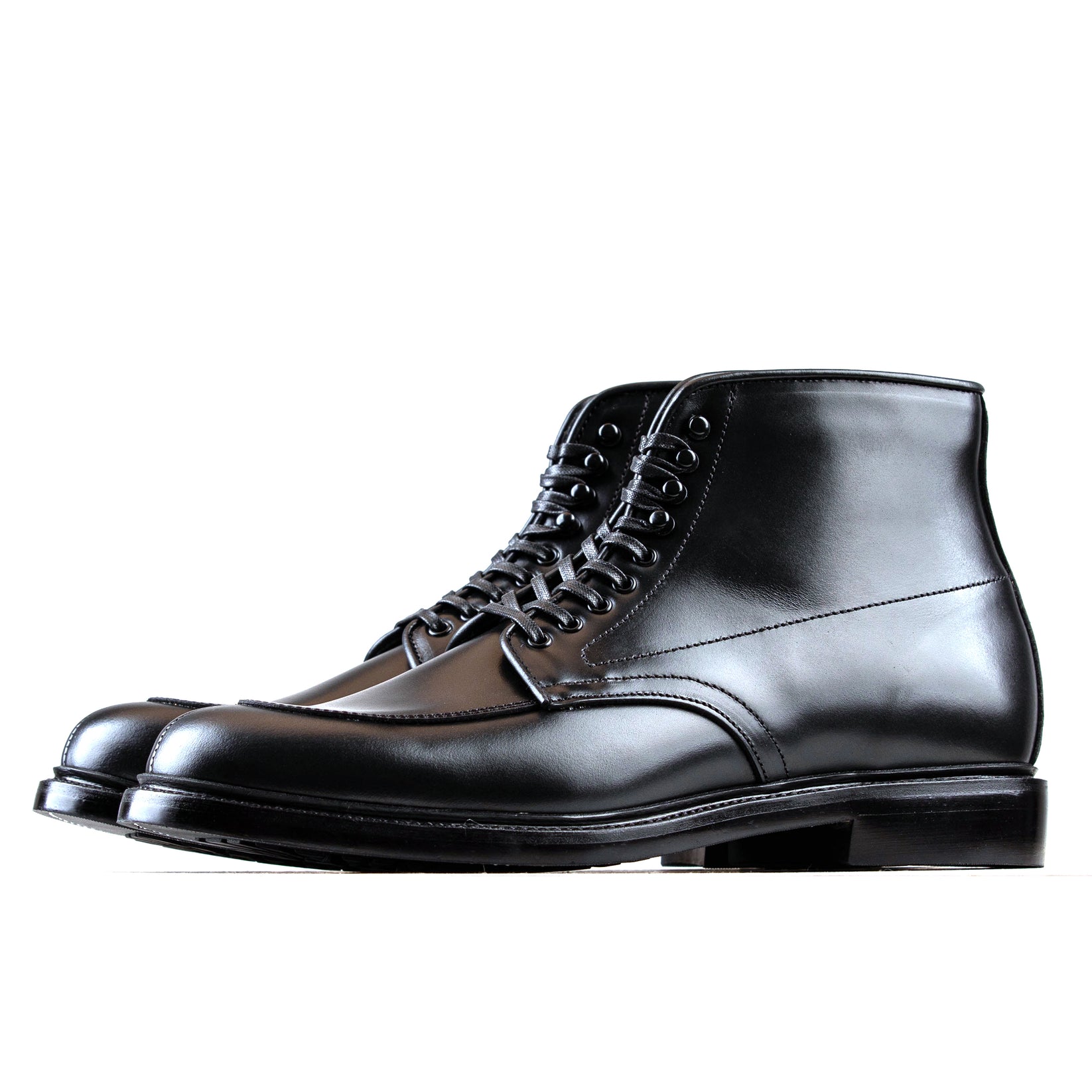 Classic V-Tip Boot -luosjiet®boots - Black Smooth Cowhide – Luosjiet ...