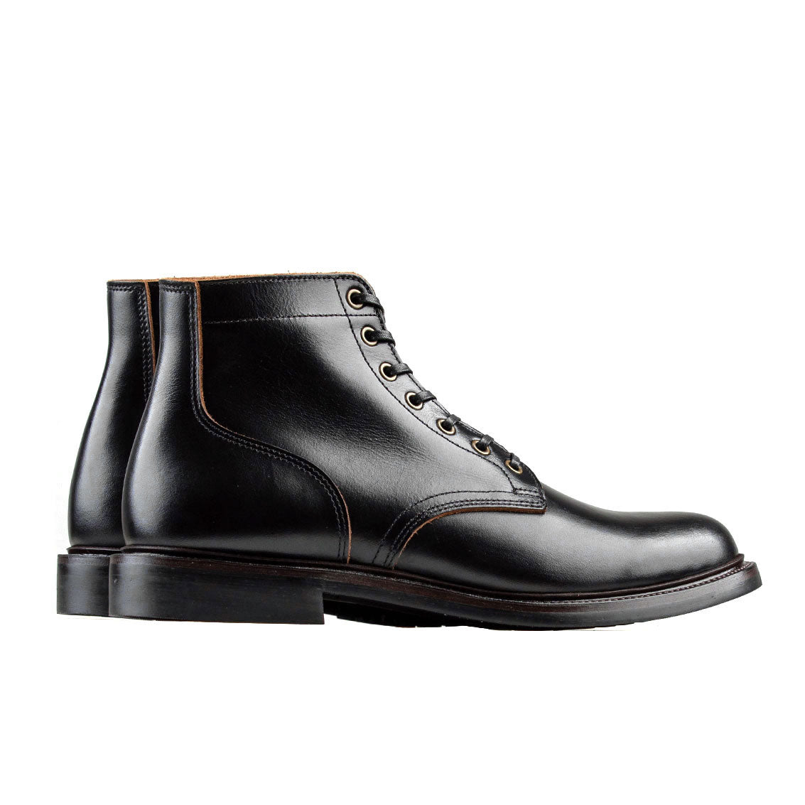 Plain Commander Boot - luosjiet®boots - Black TeaCore Smooth Cowhide ...