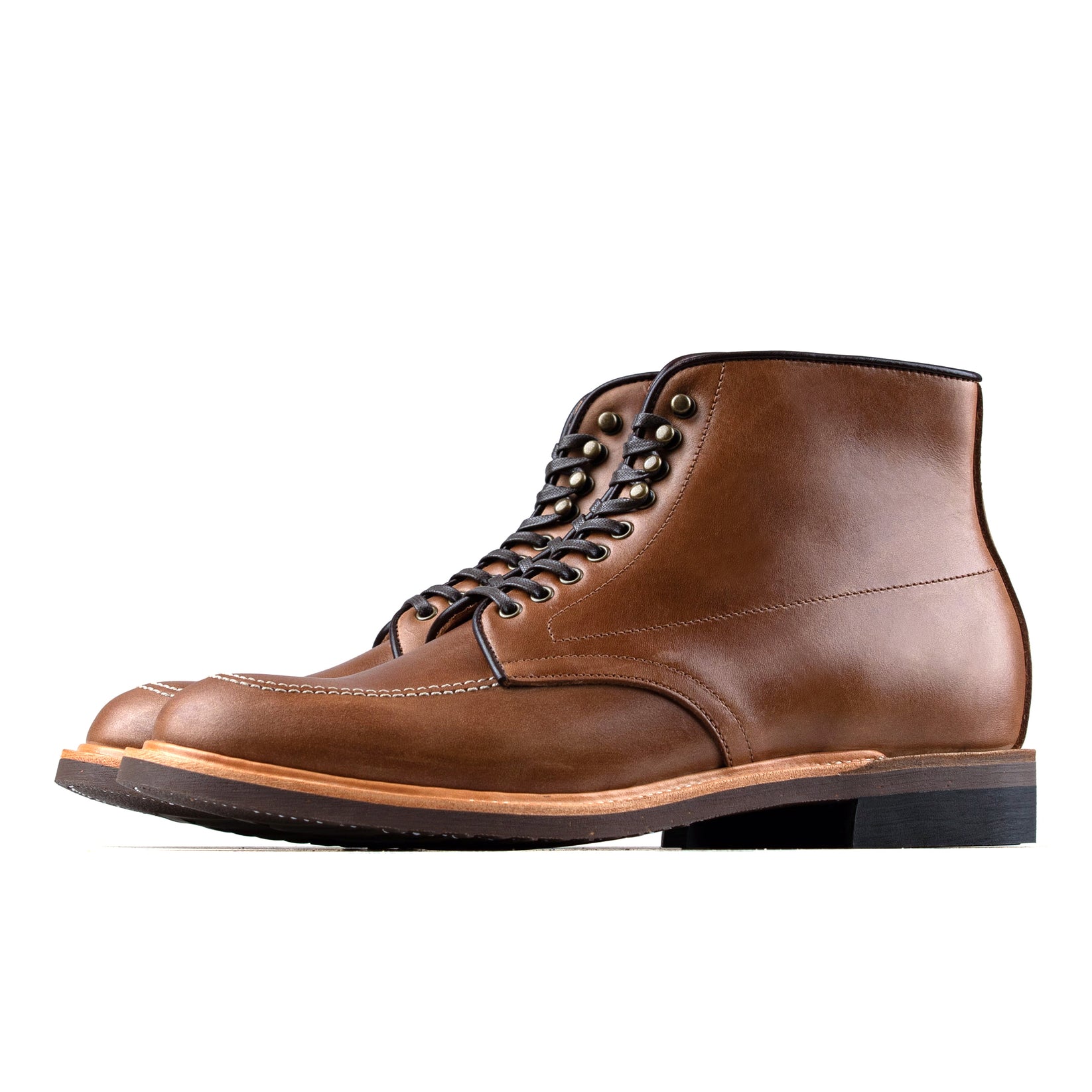 Indiana MocToe Boot -luosjiet®boots - Tan Refresh Waxy – Luosjiet ...