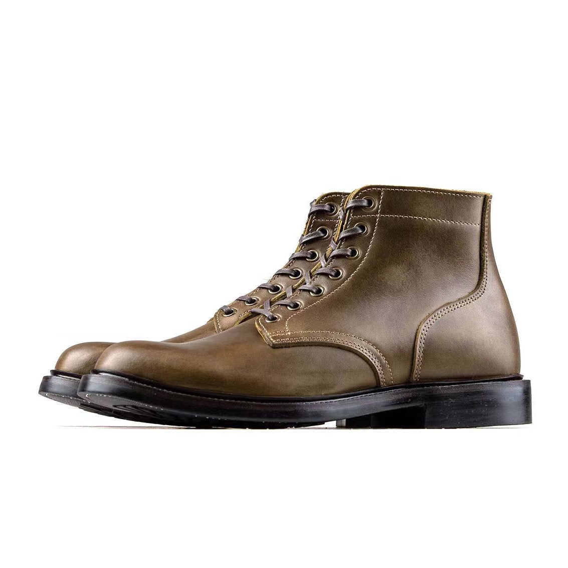 Plain Commander Boot - luosjiet®boots - Olive Refresh Waxy – Luosjiet ...