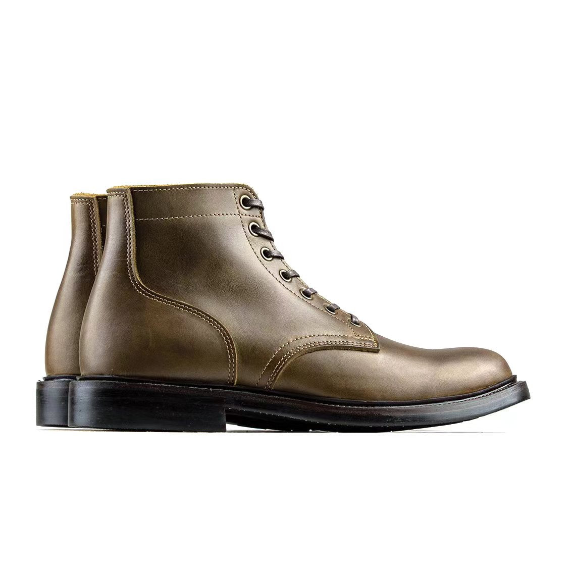 Plain Commander Boot - luosjiet®boots - Olive Refresh Waxy – Luosjiet ...